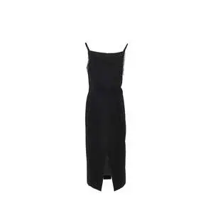 Pinko Midi Dress With Embellished Shoulders
