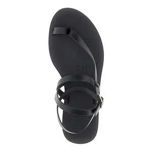 Manebí Leather Thong Sandals With Ankle Strap