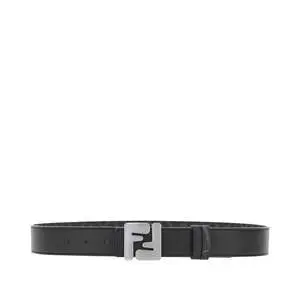 Fendi Reversible Ff Buckle Belt - Black