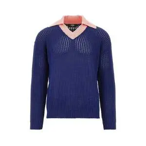 Fendi Openworked Knit Sweater