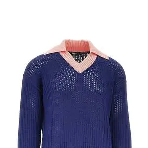 Fendi Openworked Knit Sweater