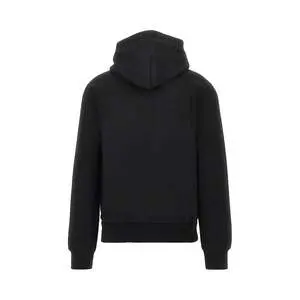 Dolce & Gabbana Full-zip Hoodie With Logo Plate