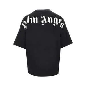 Palm Angels Neck Logo Print Overized T-hirt