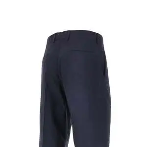 Fendi Tailored Virgin Wool Canvas Pants - Blue