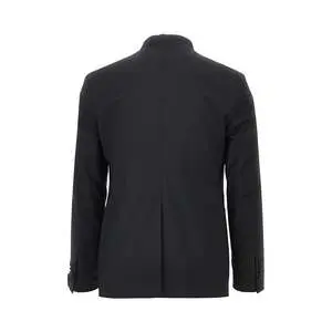 Tagliatore Collarless Double-breasted Tuxedo Jacket