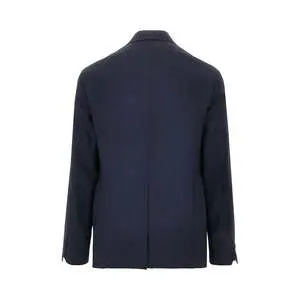Fendi Wool Jacket With Leather Strap