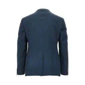 LUIGI BIANCHI Herringbone Light Wool Tailored Suit