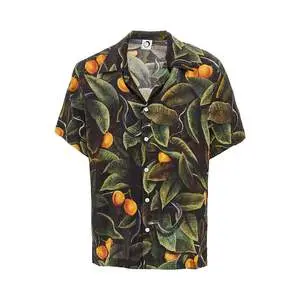ENDLESS JOY Snaker' Silk Shirt An - Black