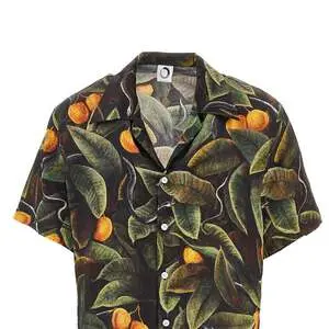 ENDLESS JOY Snaker' Silk Shirt An - Black