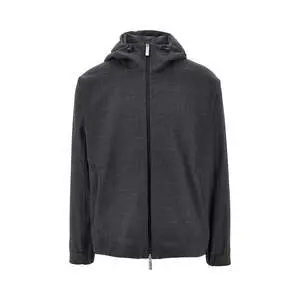 Herno Wool Touch Bluon Jacket - Grey