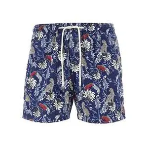 PENINSULA SWIMWEAR Malindi Printed Swim Shorts - Blue