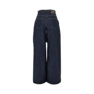Loewe Pleated Wide-leg Jeans With Belt