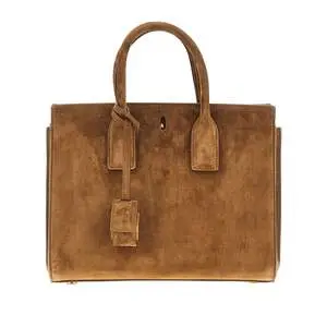 SAINT LAURENT SAINT LAURENT Small Sac De Jour Suede Leather Bag
