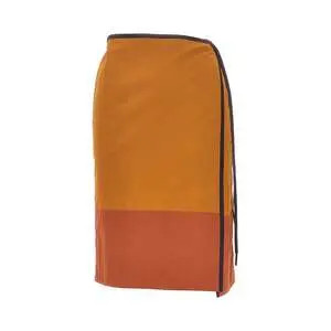 Saint Laurent Color-block Nylon Wrap Skirt - Multicolor