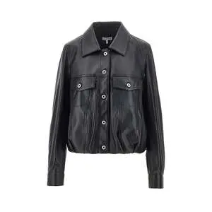 Loewe Nappa Leather Balloon Fit Jacket - Black