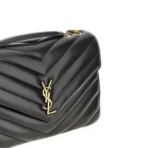Saint Laurent Quilted Nappa Leather Large 'loulou' Bag