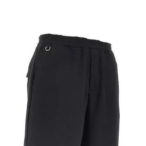 MARSEM Linen-effect Canvas Pants With Elasticated Waist
