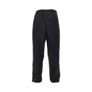 MARSEM Linen-effect Canvas Pants With Elasticated Waist