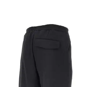 MARSEM Linen-effect Canvas Pants With Elasticated Waist