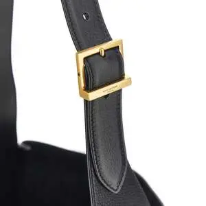Saint Laurent Le 5 À 7' Grained Leather Shoulder Bag - Black