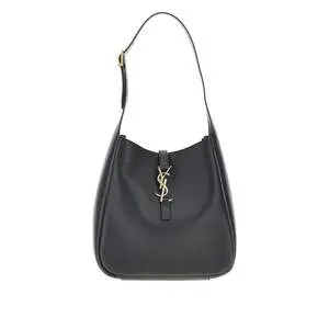 Saint Laurent Le 5 À 7' Grained Leather Shoulder Bag - Black
