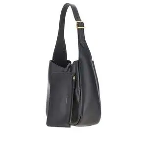 Saint Laurent Le 5 À 7' Grained Leather Shoulder Bag - Black