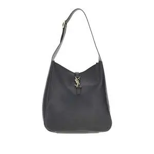 Saint Laurent Le 5 À 7' Grained Leather Shoulder Bag - Black