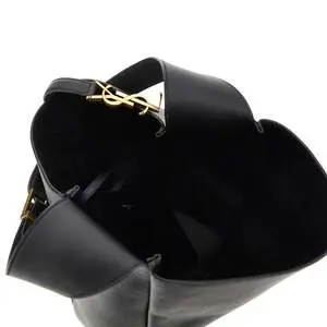 Saint Laurent Le 5 À 7' Grained Leather Shoulder Bag - Black