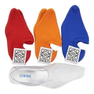 Loewe Transparent Pvc Pumps With Technical Knit Socks