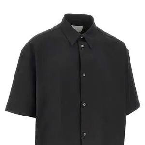 Studio Nicholson Sanko' Broken Twill Shirt An - Black