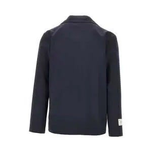 C.9.3 Wool-blend Hirt With Bowling Collar