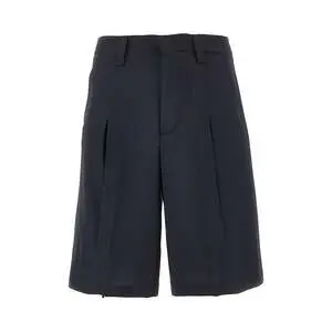 C.9.3 Wool-blend Canvas Bermuda Shorts