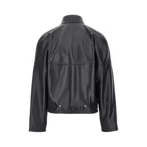 Bottega Veneta Nappa Leather Blouson Jacket - Black