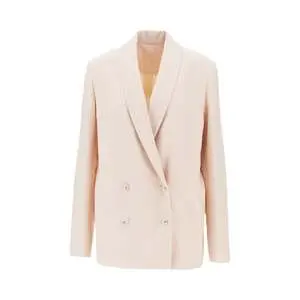 Loulou De Saison Minka Oversized Double-breasted Shawl Lapel Jacket