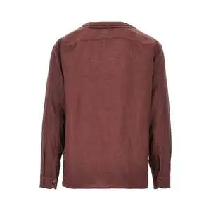 Emporio Armani Linen Shirt With Ebroide Triing An