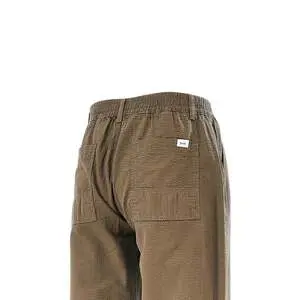 FORET Calm Cotton Seersucker Wide Leg Pants - Green