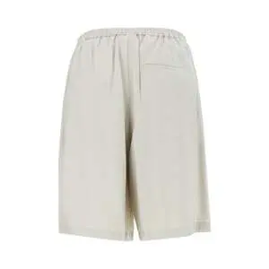 Emporio Armani Modal-blend Wide Leg Shorts