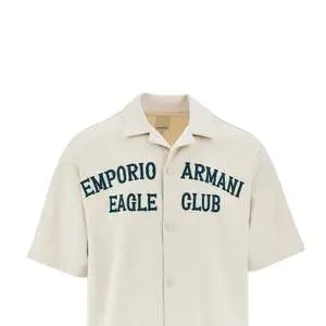 Emporio Armani Eagle Club' Jersey Baseball Shirt An