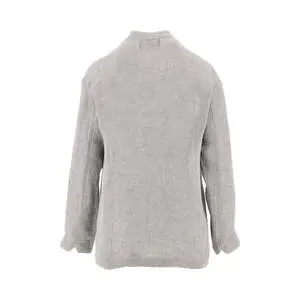 Emporio Armani Linen-blend Gauze Jacket With Micro-openworked Motif
