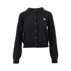 Maison Kitsuné Baby Fox Wool Cardigan