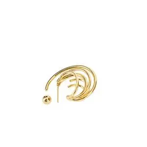 PANCONESI Orbit Small -plated Brass Earrings - Gold