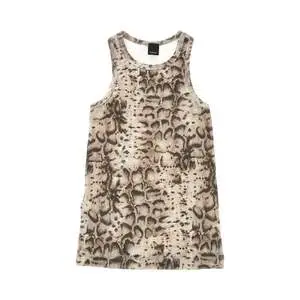 Pinko Animalier Print Ribbed Tank