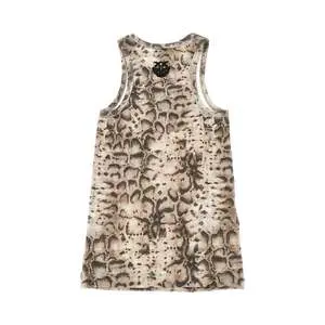 Pinko Animalier Print Ribbed Tank
