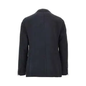 L.B.M. 1911 Tailored Virgin Wool Single-breasted Jacket - Blue