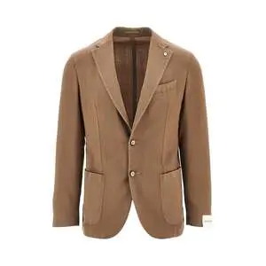 L.B.M. 1911 Jack' Wool Single-breasted Jacket - Brown