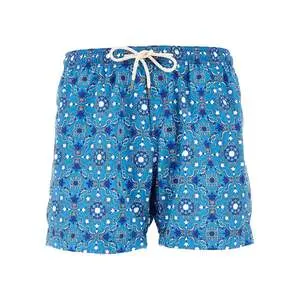 PENINSULA SWIMWEAR Rapallo Printed Swim Shorts - Blue