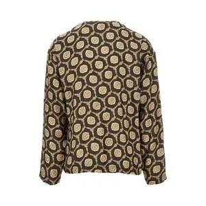 Emporio Armani Printed Viscose Shirt Jacket