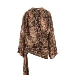 Andamane Paisley Georgette 'indira' Mini Dress