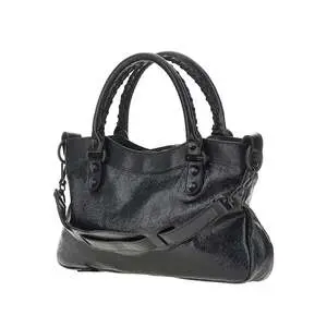 Balenciaga Arena Leather "le City First" Bag - Black