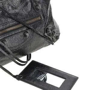 Balenciaga Arena Leather "le City First" Bag - Black